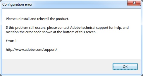 Photoshop CS6 Error Code 1 - Techyv.com